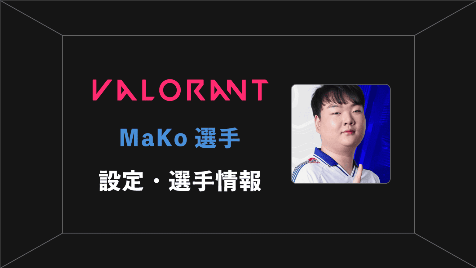 【VALORANT】MaKo(マコ)選手の感度・設定