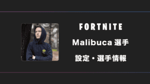 【FORTNITE】Malibuca(マリブカ)選手の感度・設定・デバイス | BestGamers